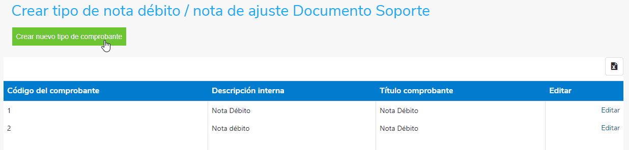 Configuración nota de ajuste documento soporte electrónico - POS Inicio / Esencial - Portal de ...