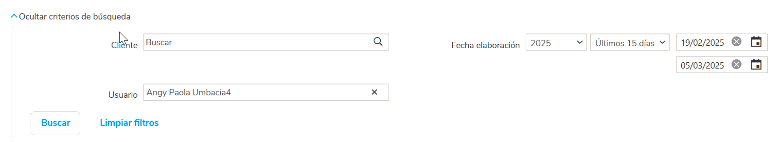 Buscar o consultar documentos de ingreso elaborados en POS Avanzado
