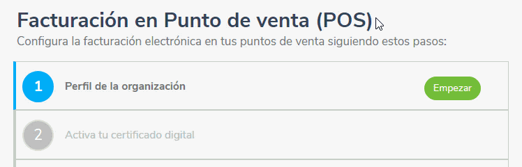Paso 1 - Define el perfil de la organización - Facturación electrónica ... Paso 1 - Define el perfil de la organización - Facturación electrónica ...