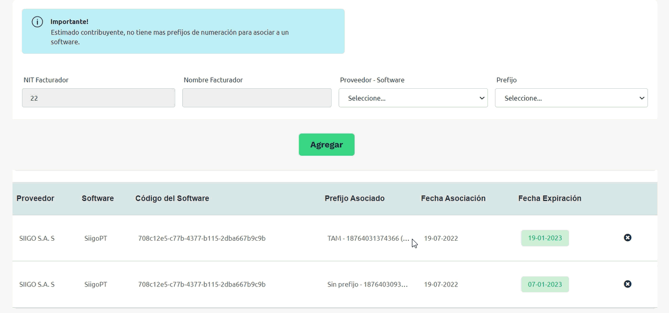 Asociar prefijos - Rangos de numeración de facturación - Dian - POS ... Asociar prefijos - Rangos de numeración de facturación - Dian - POS ...